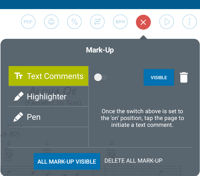 Markup Tools (Text, Highlighter, and Pen) – Support Home